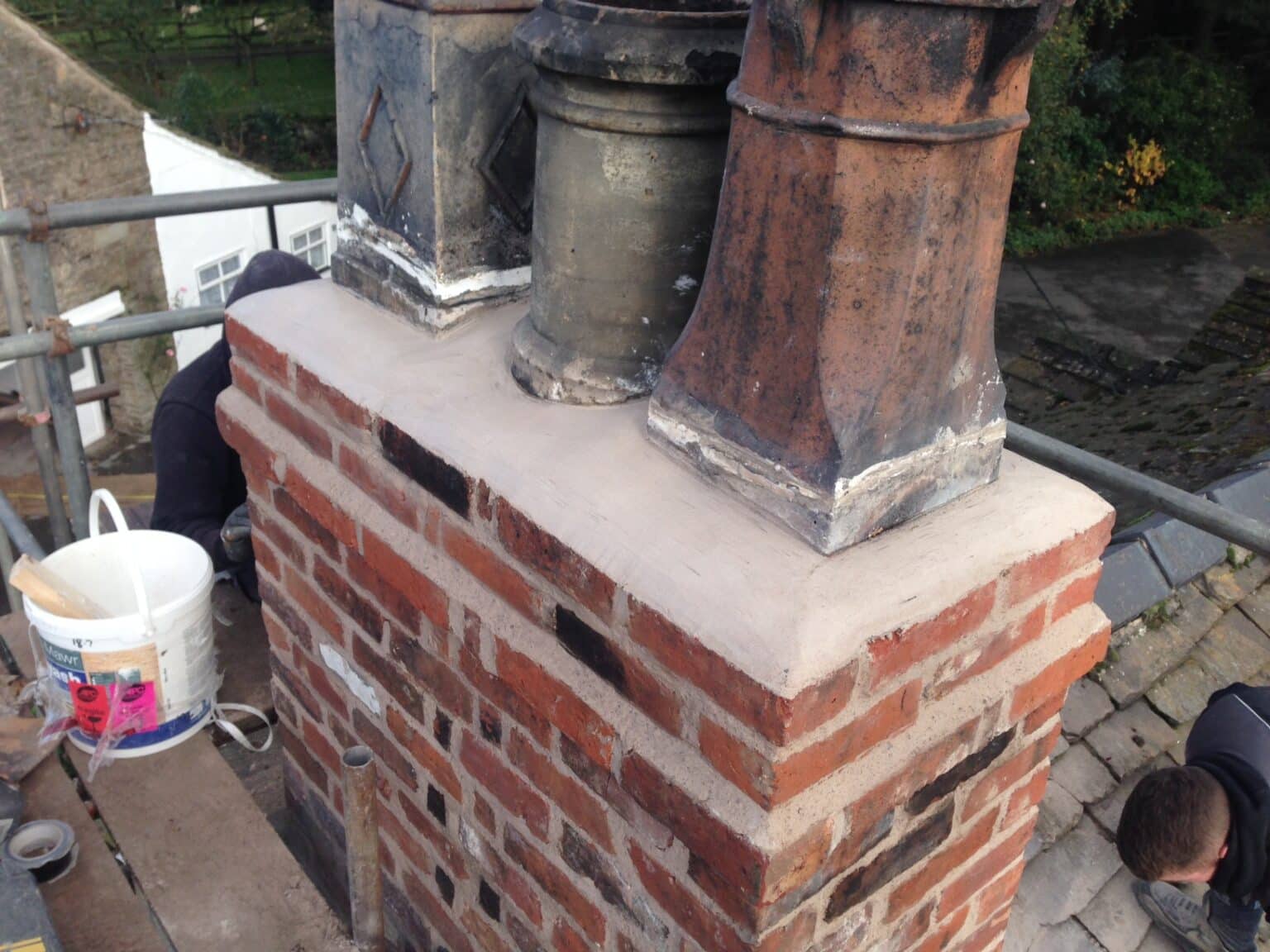 Chimney re-build - Arcadian Restoration